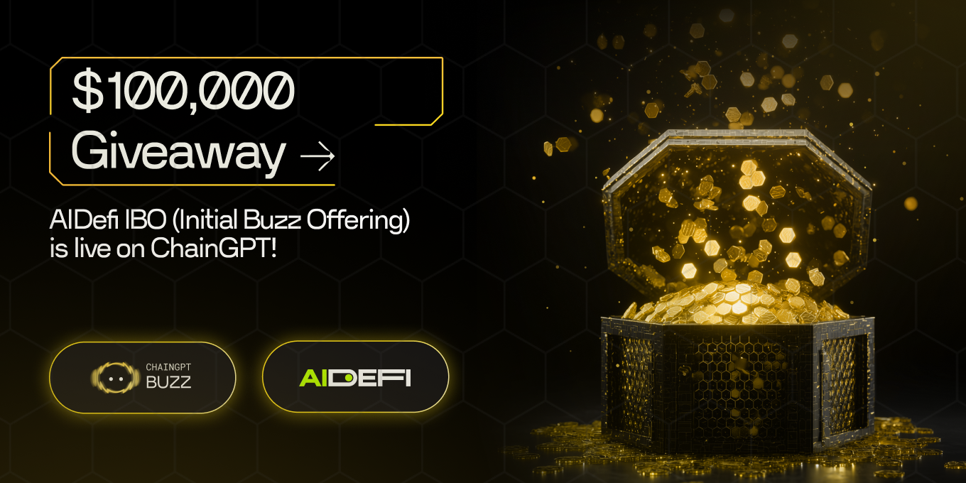 Join $100,000 AIDefi ($AIDEFI) IBO (Initial Buzz Offering) - TaskOn Quest